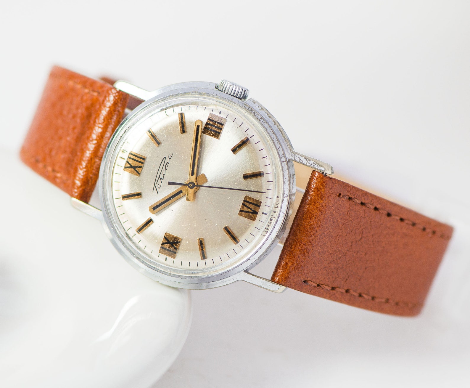 Roman Numerals Mens Wrist Watch Vintage Rocket Shockproof | Etsy