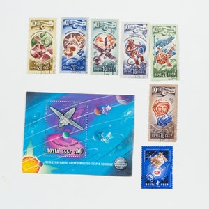 Vintage Postage Stamp Cover With 16 Stamps Green Stamp - Etsy