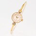 Women's Watch Tiny Ring Bracelet Gold Plated Seagull, Vintage Lady ...
