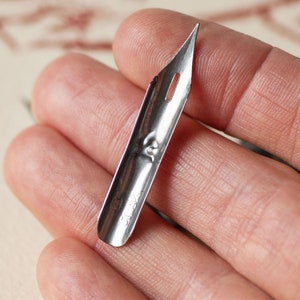 New Old Stock Ink Pen Nibs From 60s, Vintage Artist Nibs Marked Set of ...