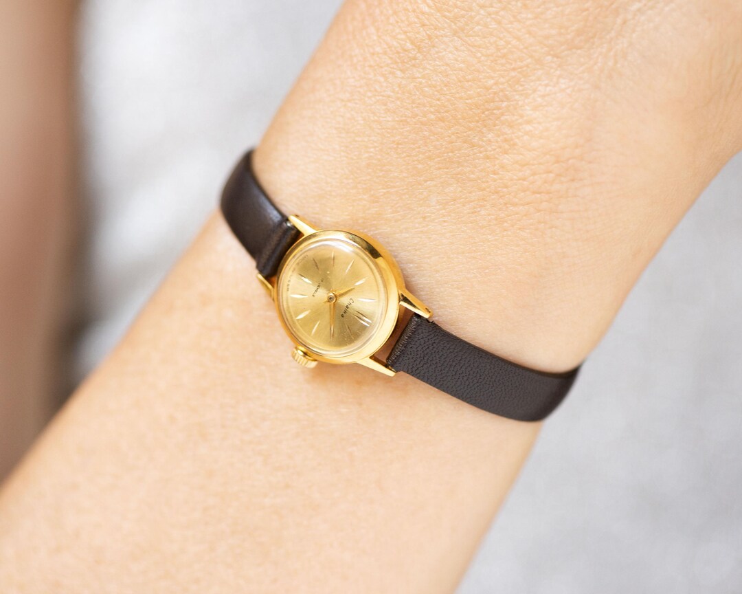 Limited Edition Women Watch Seagull Gold Plated, Women Micro Wristwatch ...