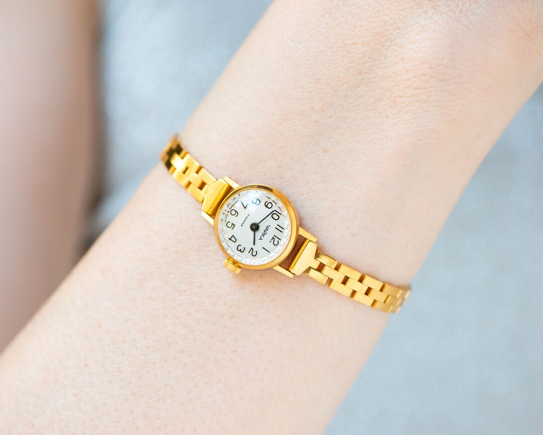 Delicate Cocktail Watch for Women Seagull Gold Plated, Simple Classic ...