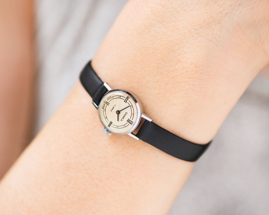 Classic Women Watch Silver Shade Seagull, Small Watch for Girl Vintage ...