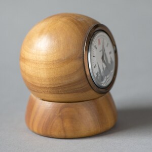 Modern Table Clock 1991 Pobeda Clock Wooden Gift for Modern Home, Rare ...