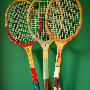 Vintage Tennis Racket Youth USSR Sport School, Wood Racquet Sporting ...
