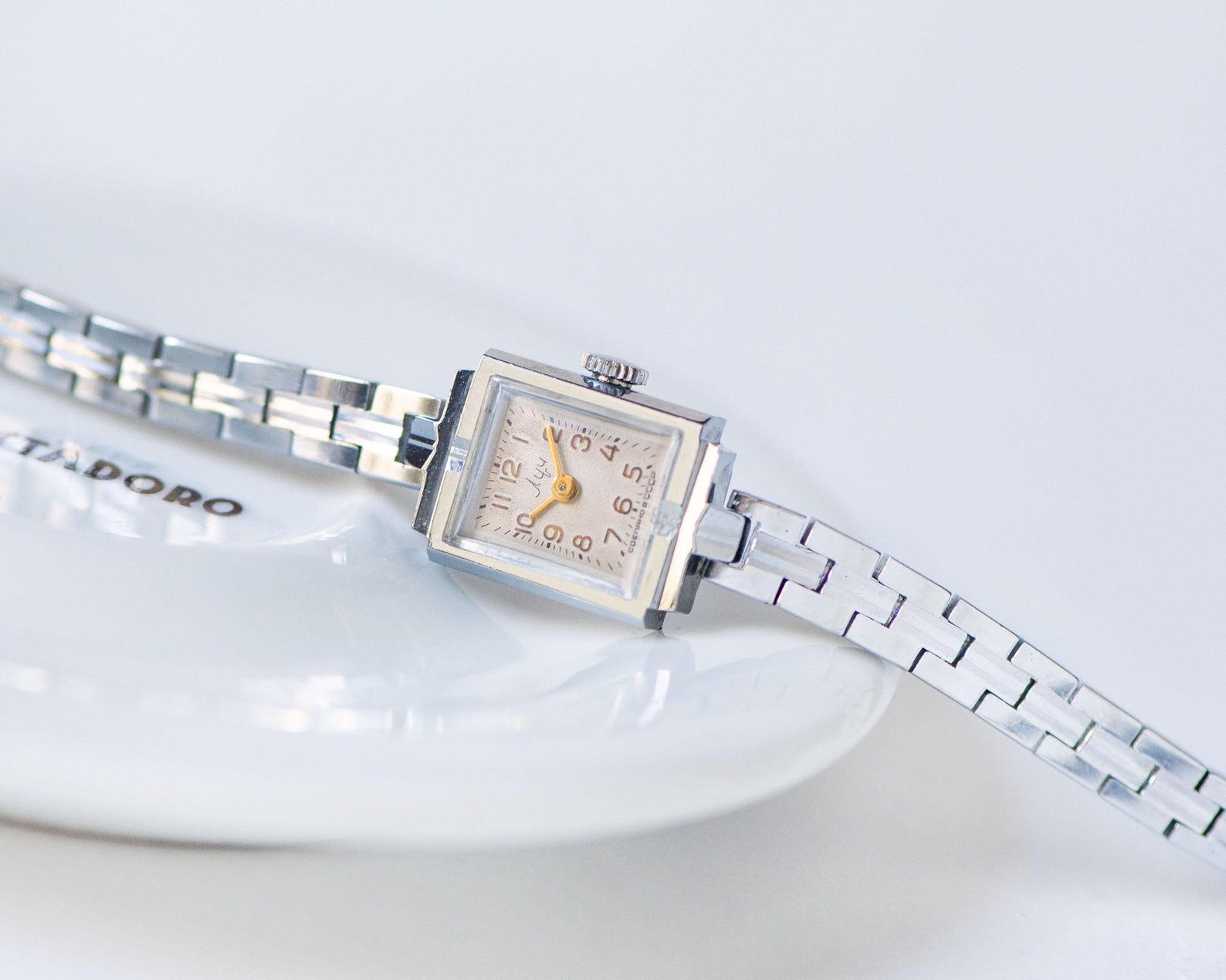 Cocktail Watch Women Silver Shade Ray, Minimalist Lady Watch ...