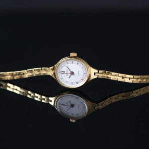 Cocktail Wristwatch for Women Seagull, Quartz Lady Watch Bracelet Gold ...