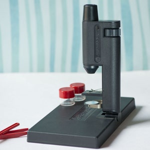 Vintage Toy Microscope, Russian Plastic Microscope Set, Kids Toy ...