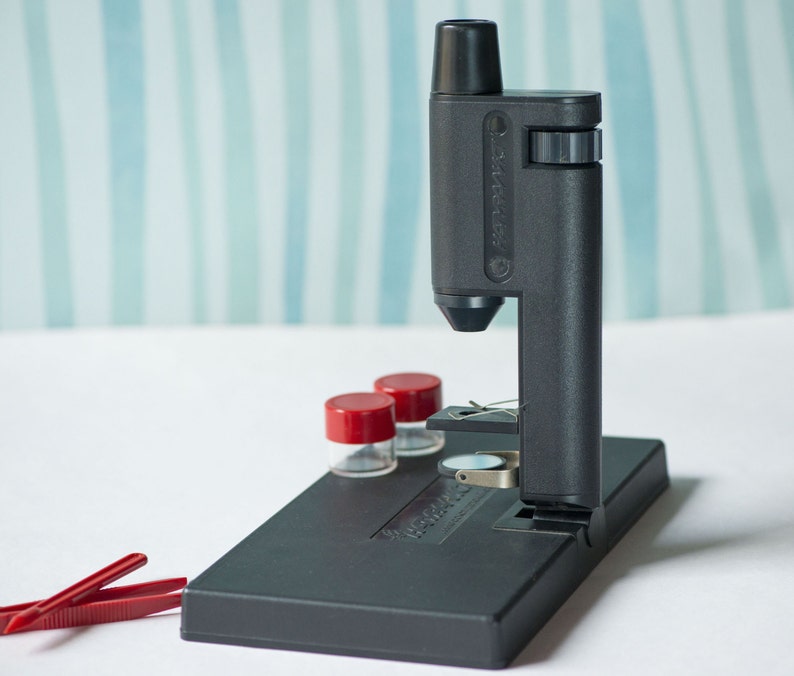 Vintage Toy Microscope Russian Plastic Microscope Set Kids - Etsy