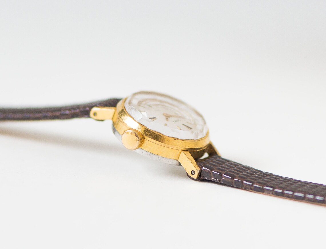 Small Chic Watch for Women Gold Plated Seagull Minimalist - Etsy