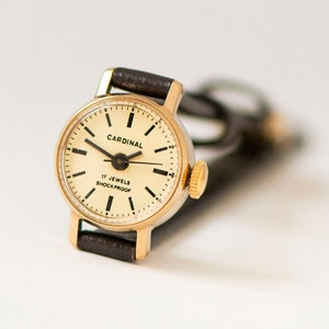 Limited Edition Woman Watch Unused CARDINAL Gold Plated, Vintage Watch ...