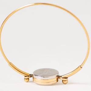 Women's Watch Tiny Ring Bracelet Gold Plated Seagull, Vintage Lady Wristwatch Classic Cocktail ...