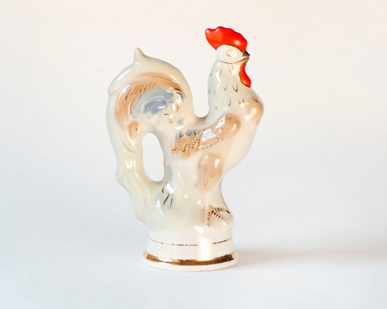 Vintage Rooster Porcelain Decanter Liqueur Barware, Easter Kitchen ...