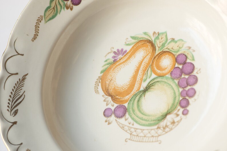 Vintage Dinner Plate, Deep Plate, Soup Plate Porcelain, Soup Bowl ...