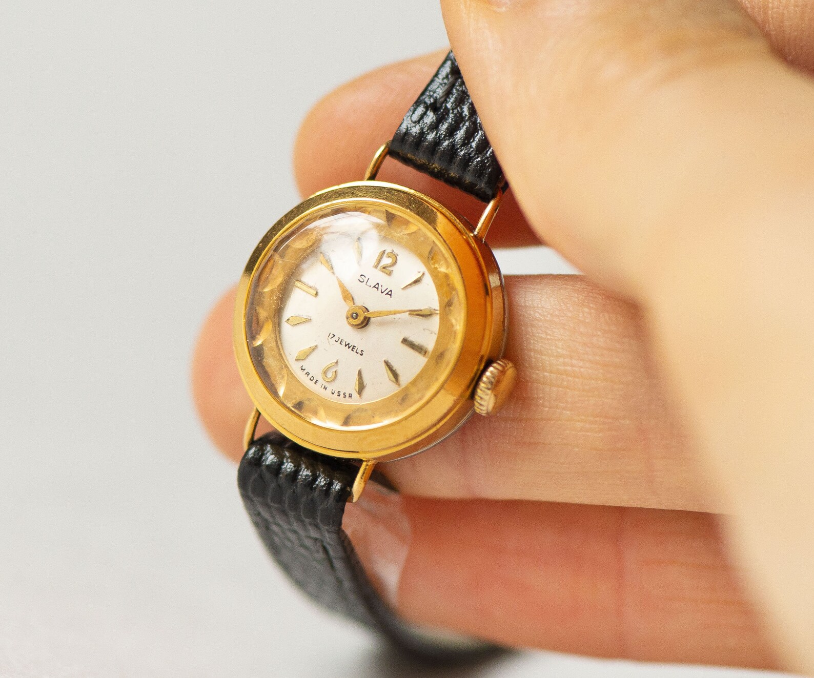 Chic Women's Watch Glory Gold Plated Lady Watch Tiny - Etsy