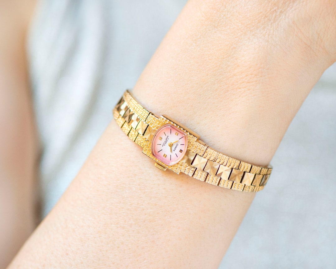 Gold Plated Cocktail Watch for Women Seagull Vintage Ladies - Etsy