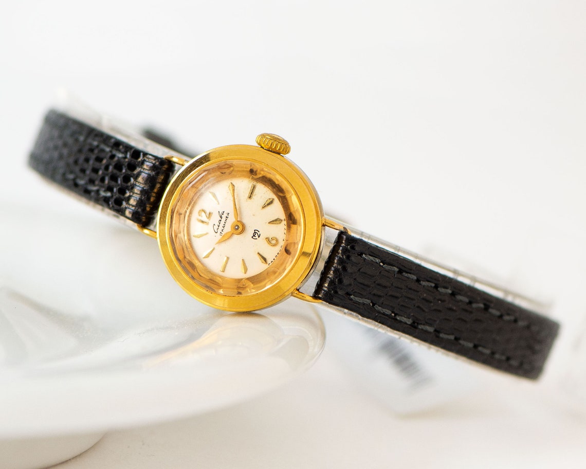 Classy Woman Watch Glory Gold Plated Lady Watch Tiny Woman - Etsy