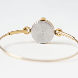 Women's Watch Tiny Ring Bracelet Gold Plated Seagull, Vintage Lady Wristwatch Classic Cocktail ...