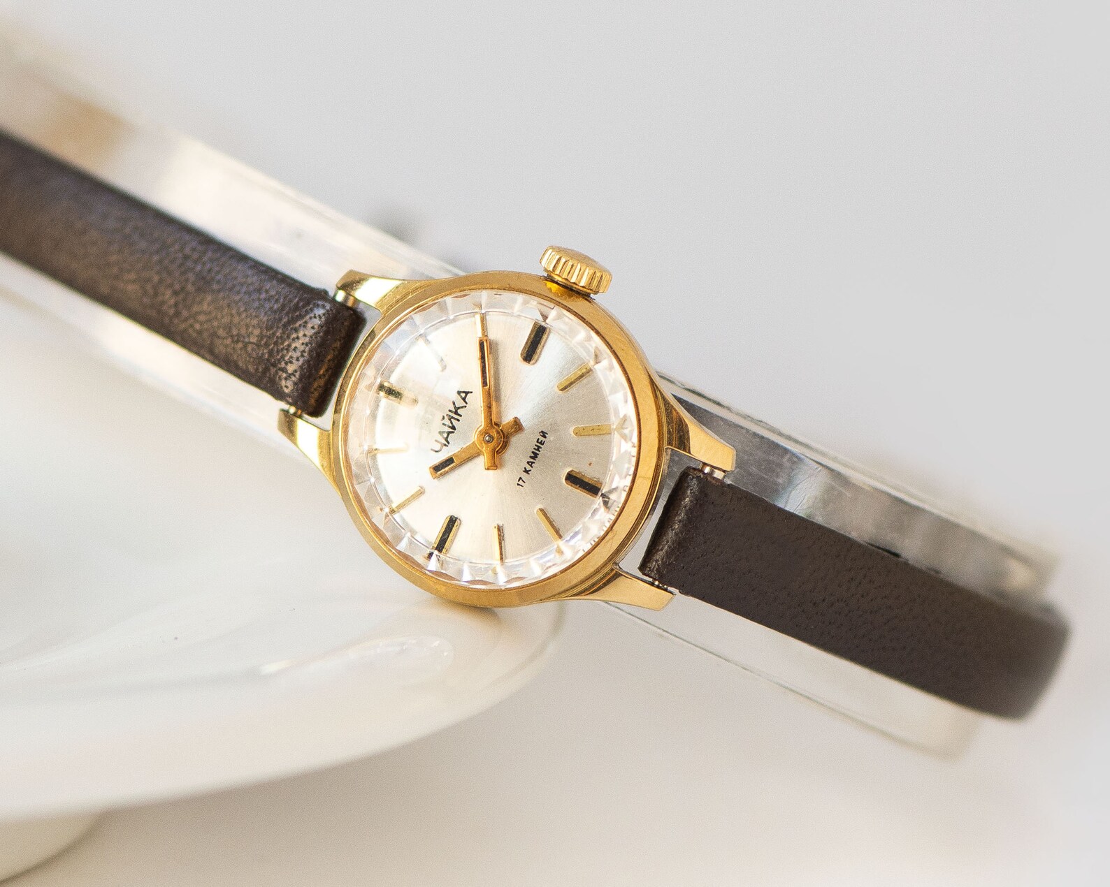 Micro Watch for Women Gold Plated Seagull Vintage Chic Lady - Etsy