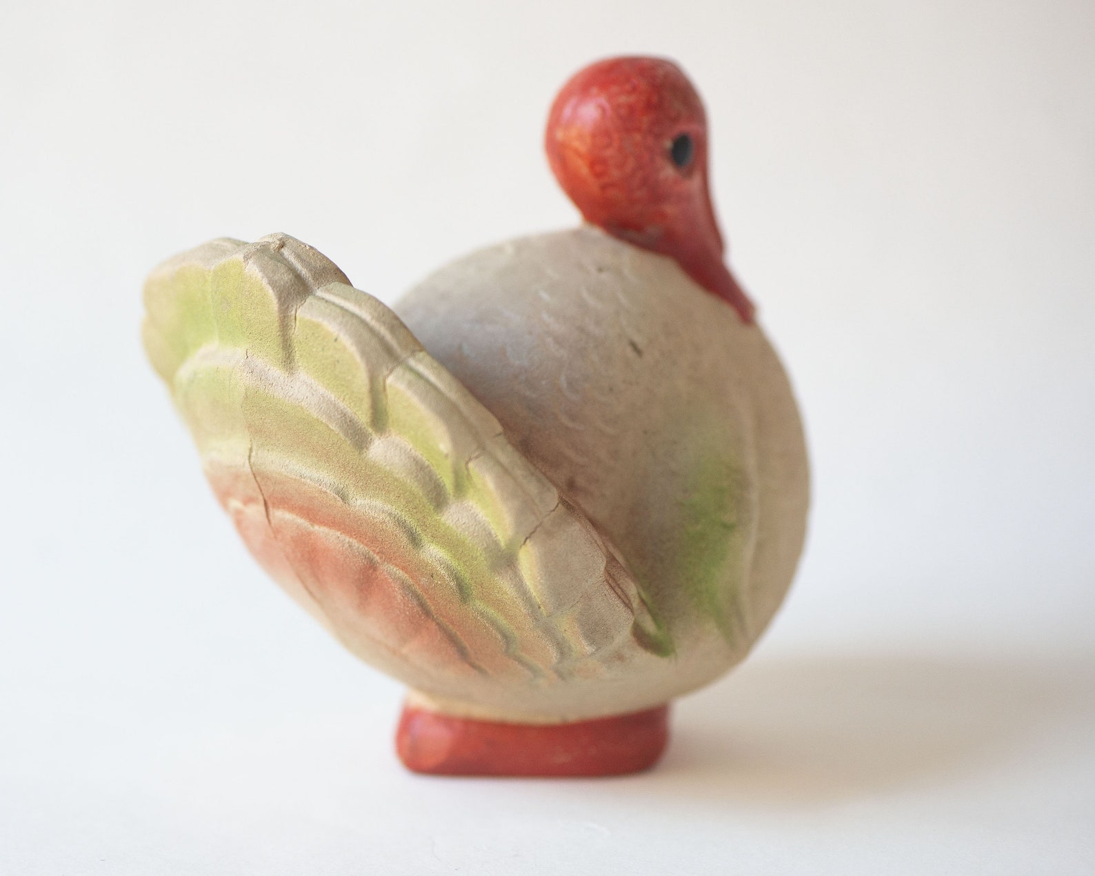 Turkey bird toy vintage rubber gobbler bird rare design bath | Etsy