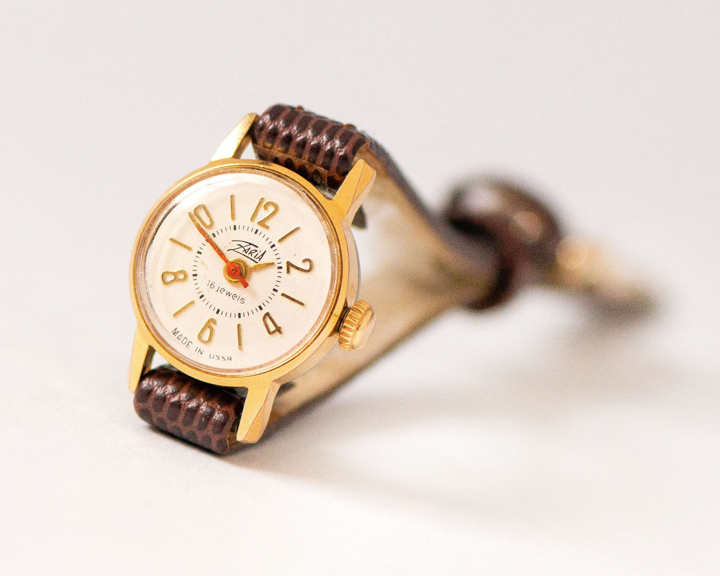 Delicate Watch for Women Dawn Vintage Gold Plated Classic - Etsy
