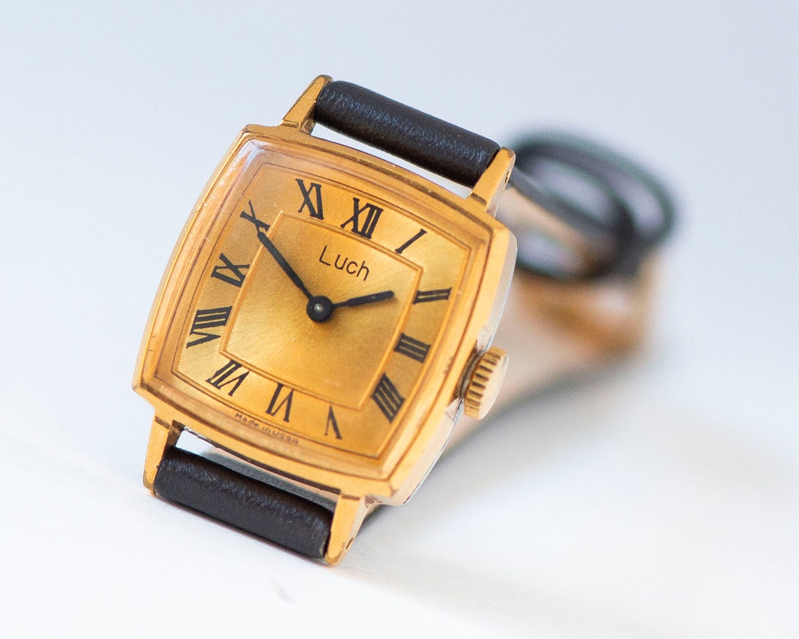 Square Women's Watch Vintage Classic Woman Watch Ray - Etsy