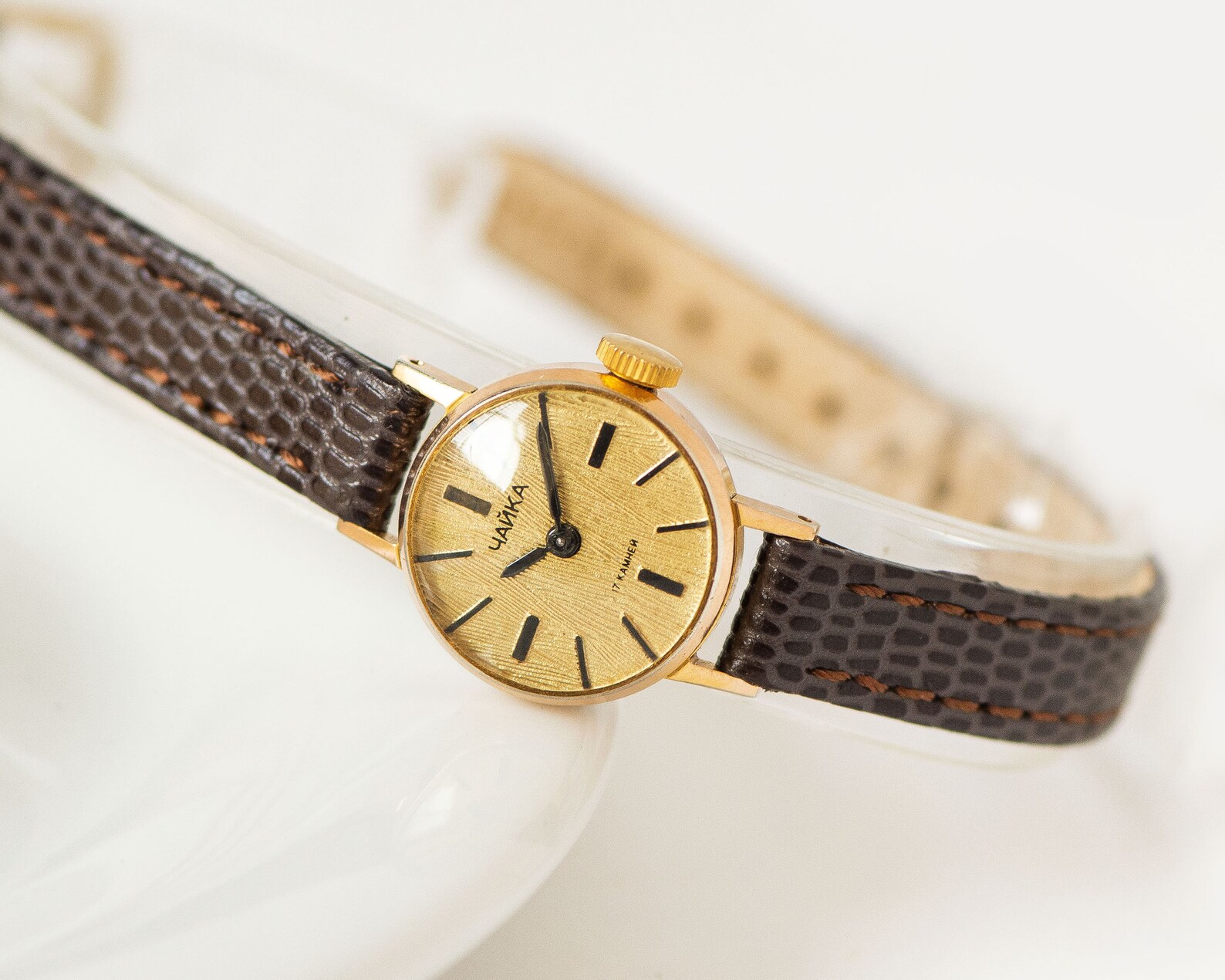 Limited Edition Women Wristwatch Seagull Gold Plated Vintage - Etsy