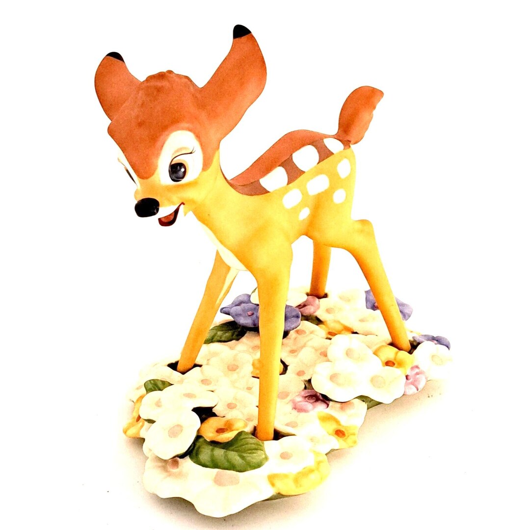 WDCC Disney Classics Bambi "purty Flower" Figurine COA NO Box - Etsy