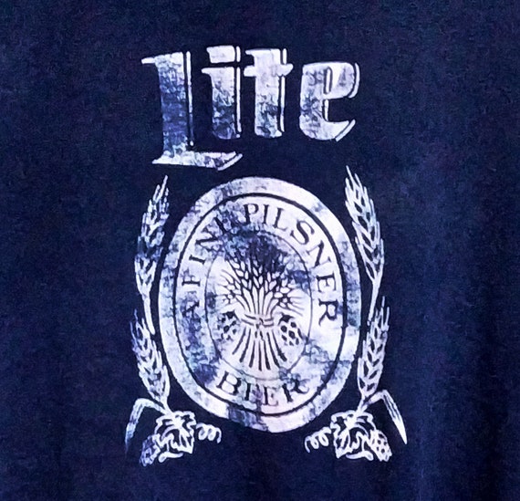Real Vintage 80s Miller Lite A fine Pilsner Beer 8th … - Gem