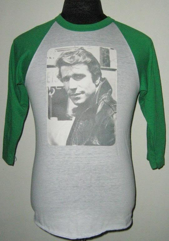 Vintage 70s 80s HAPPY DAYS FONZIE the Fonz Iron on Raglan Shirt - Etsy