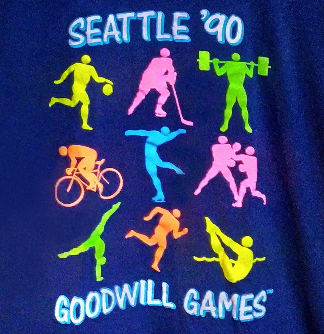 Real Vintage 90's 1990 Seattle Goodwill Games T-shirt - Etsy