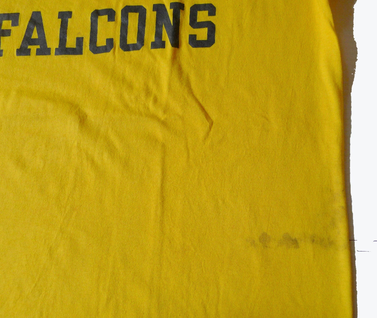 Vintage 80s Fayette Falcons Missouri Yellow T Shirt - Etsy