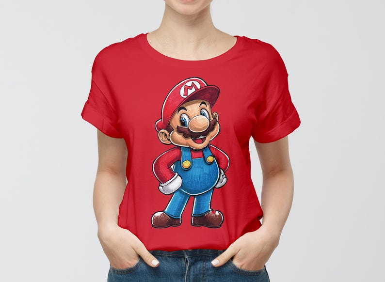 Digital Print | Super Mario (from Nintendo Video Games) Fan Art ...