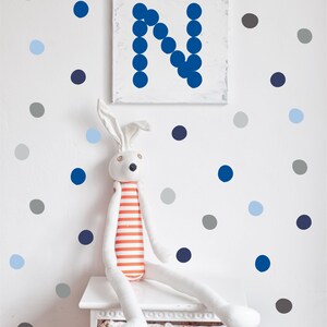 Bright Colored Dot Wall Decals // Peel and Stick Dots // Nursery Wall ...