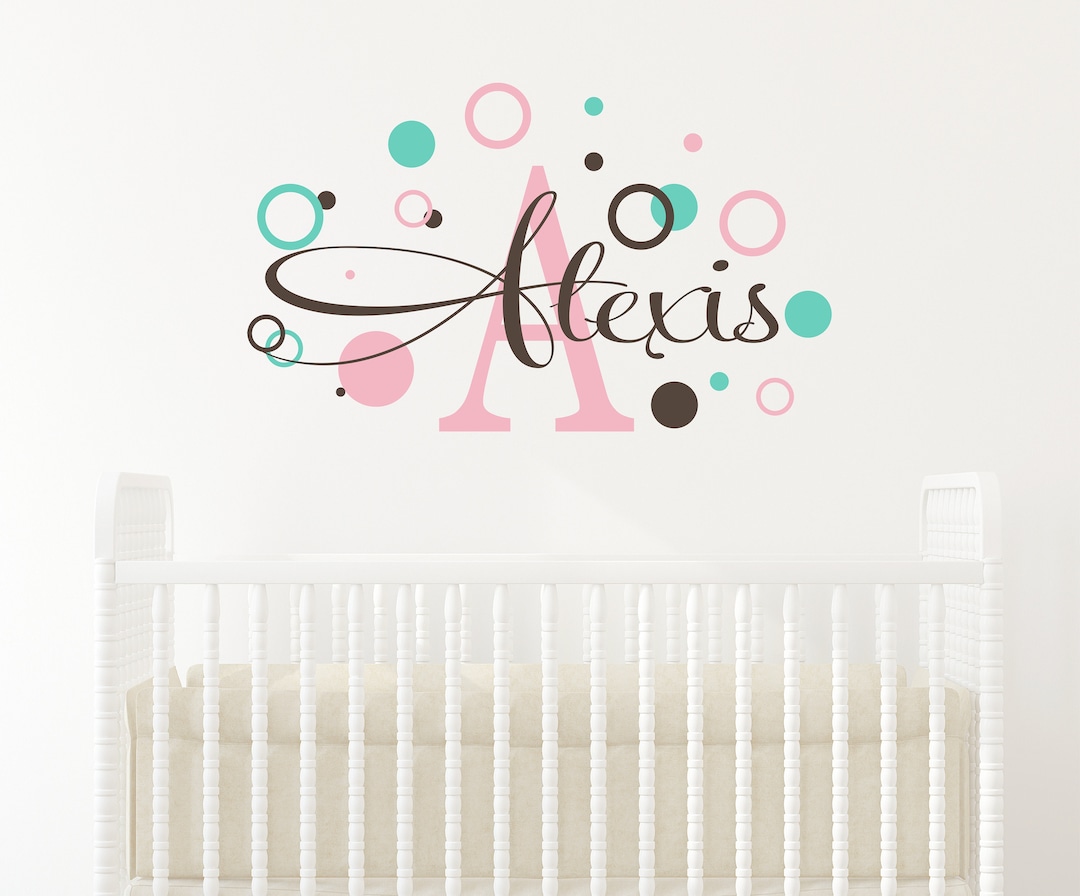 Custom Vinyl Name Wall Decal for Girls' and Teens' Rooms - Etsy