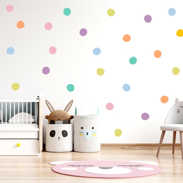Polka Dot Wall Decal - Etsy