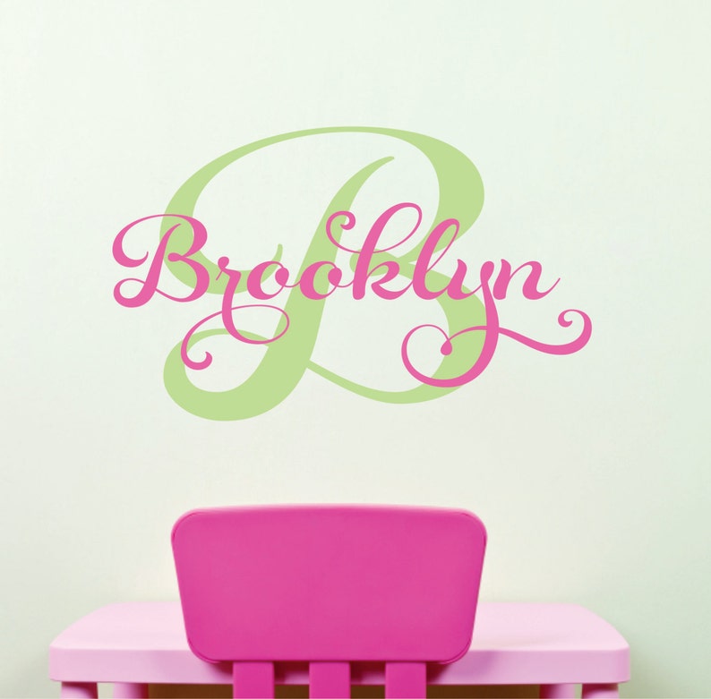 Personalized Name Wall Decal Name Sign Kids Room Decor Name - Etsy