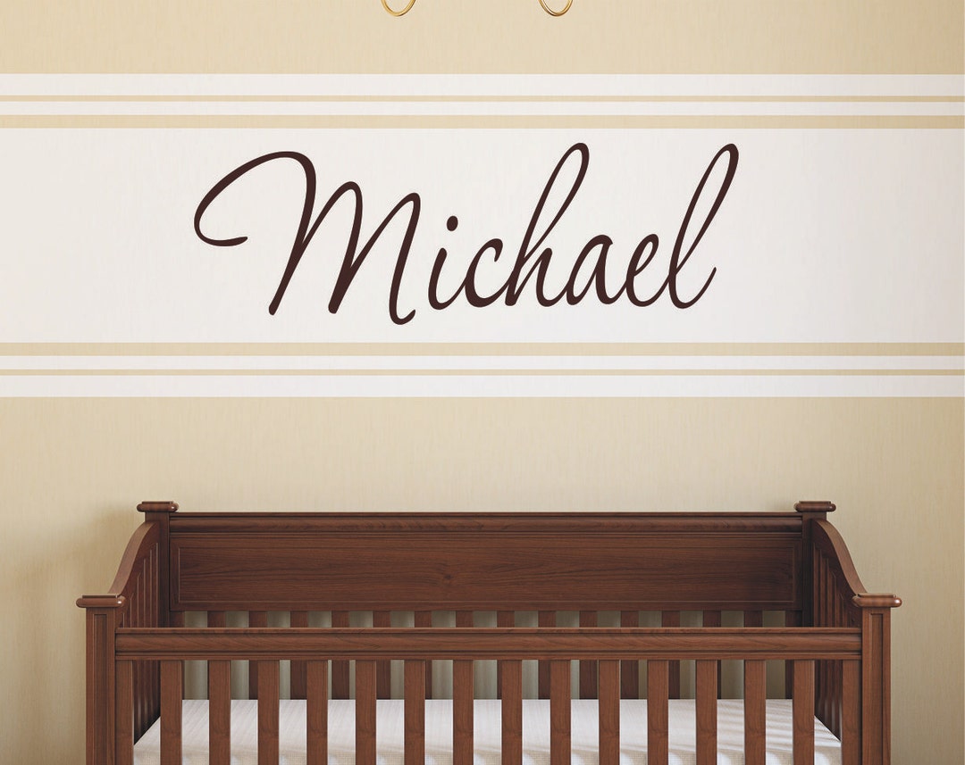 Personalized Kids Room Name Vinyl Decal Sign Removable Wall Lettering ...