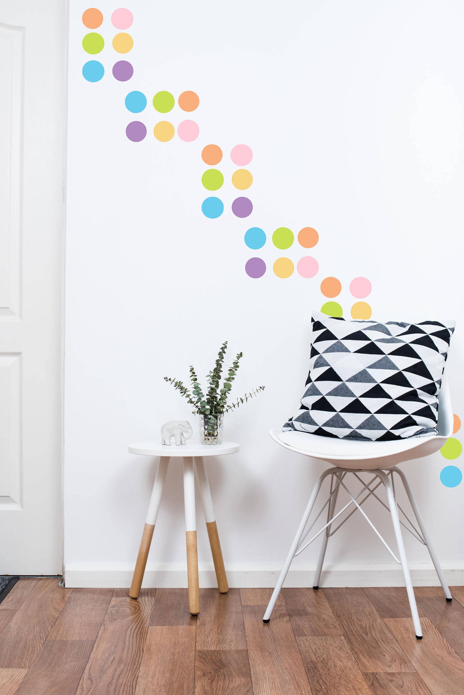 Polka Dots Wall Decal // Pastel Polka Dots // Nursery Wall - Etsy