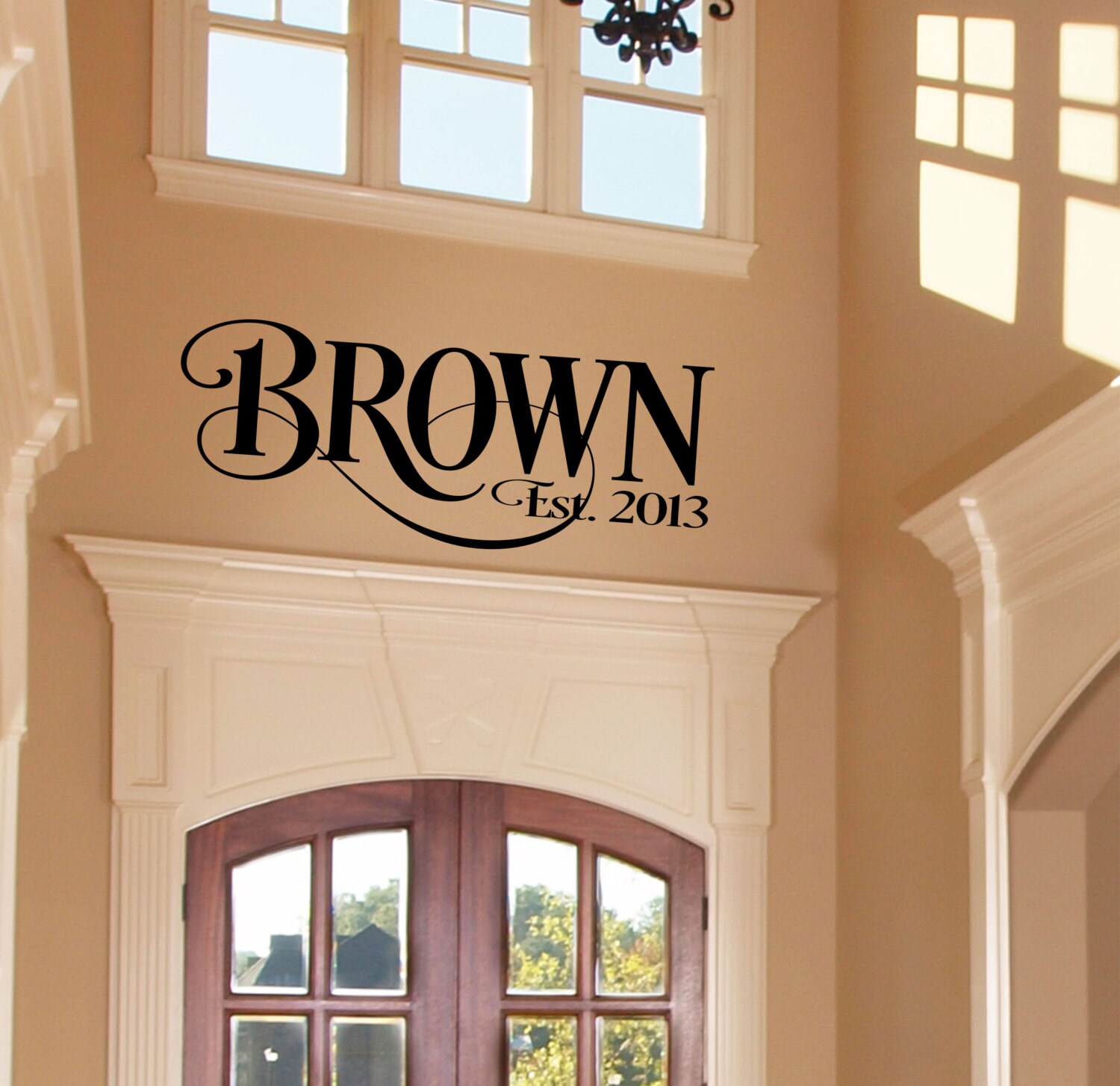 Custom Family Name Decal Personalized Family Name Last | Etsy