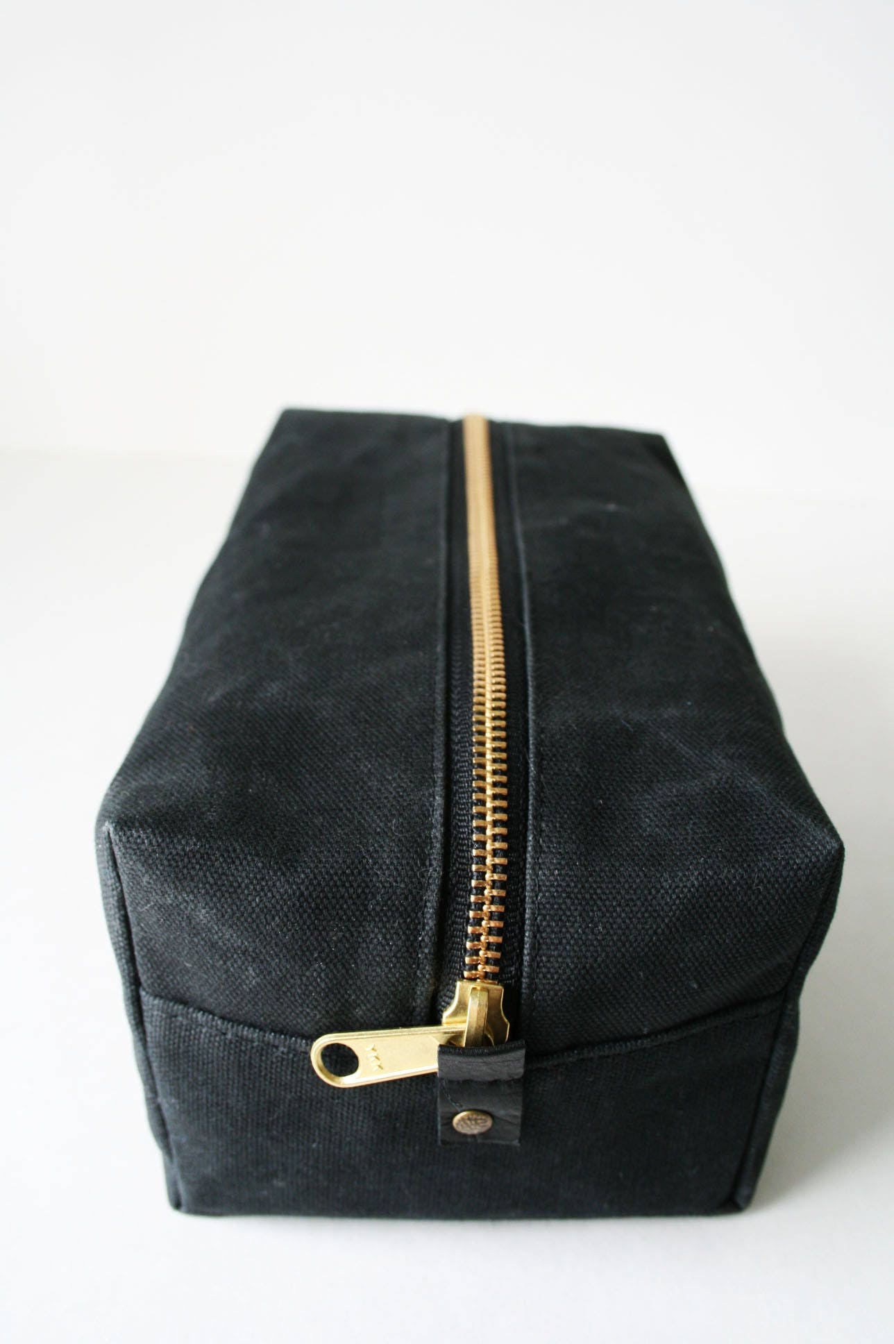 Waxed Canvas Dopp Kit / Military Gift / Monogrammed Toiletry - Etsy