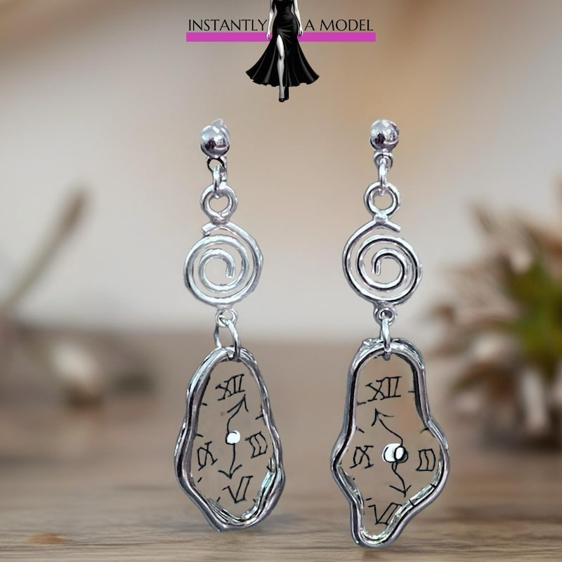 Clock It Earrings - Etsy