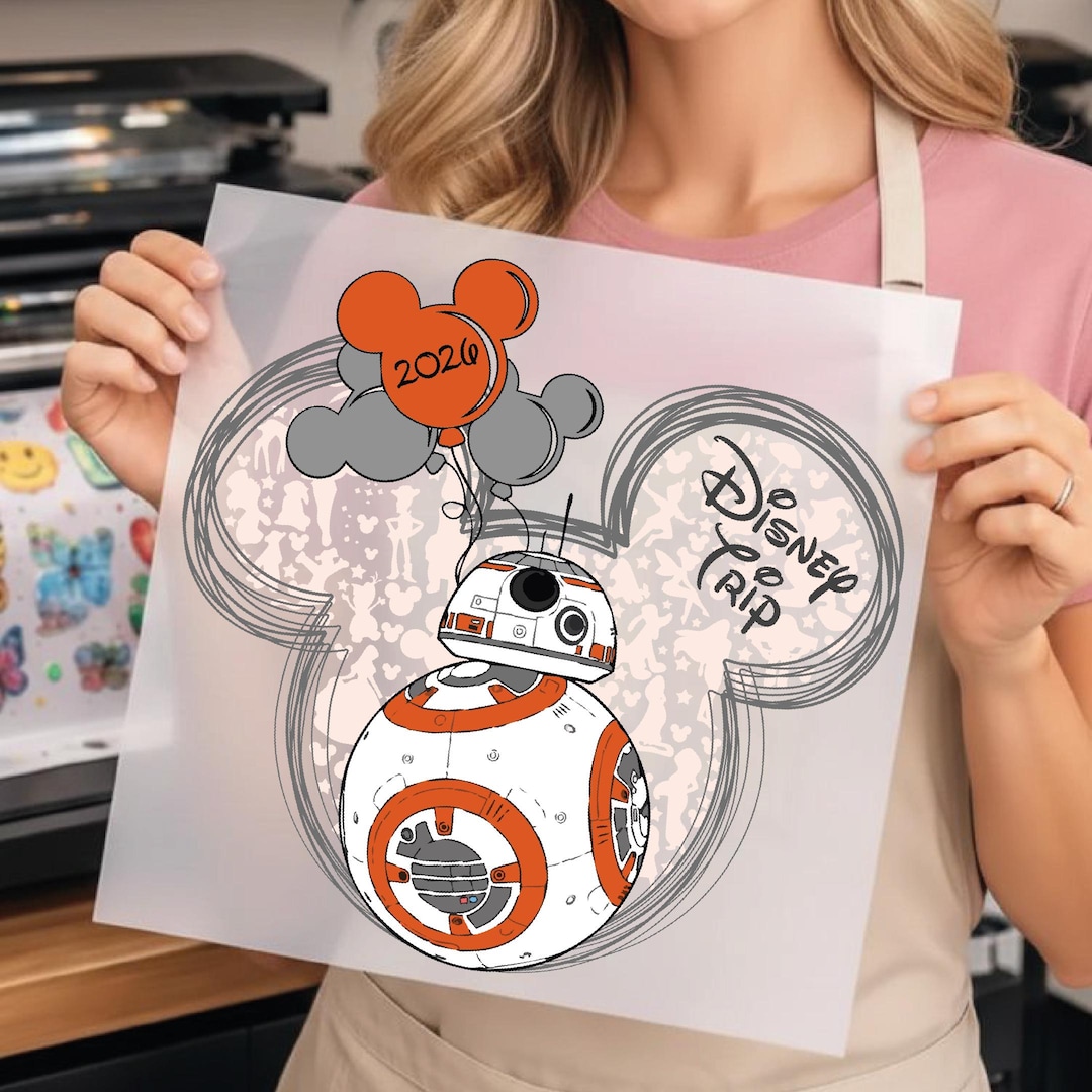 Cute Space Droid Balloon Shirt, Sci Fi Inspired DTF Print, Galaxy Theme ...