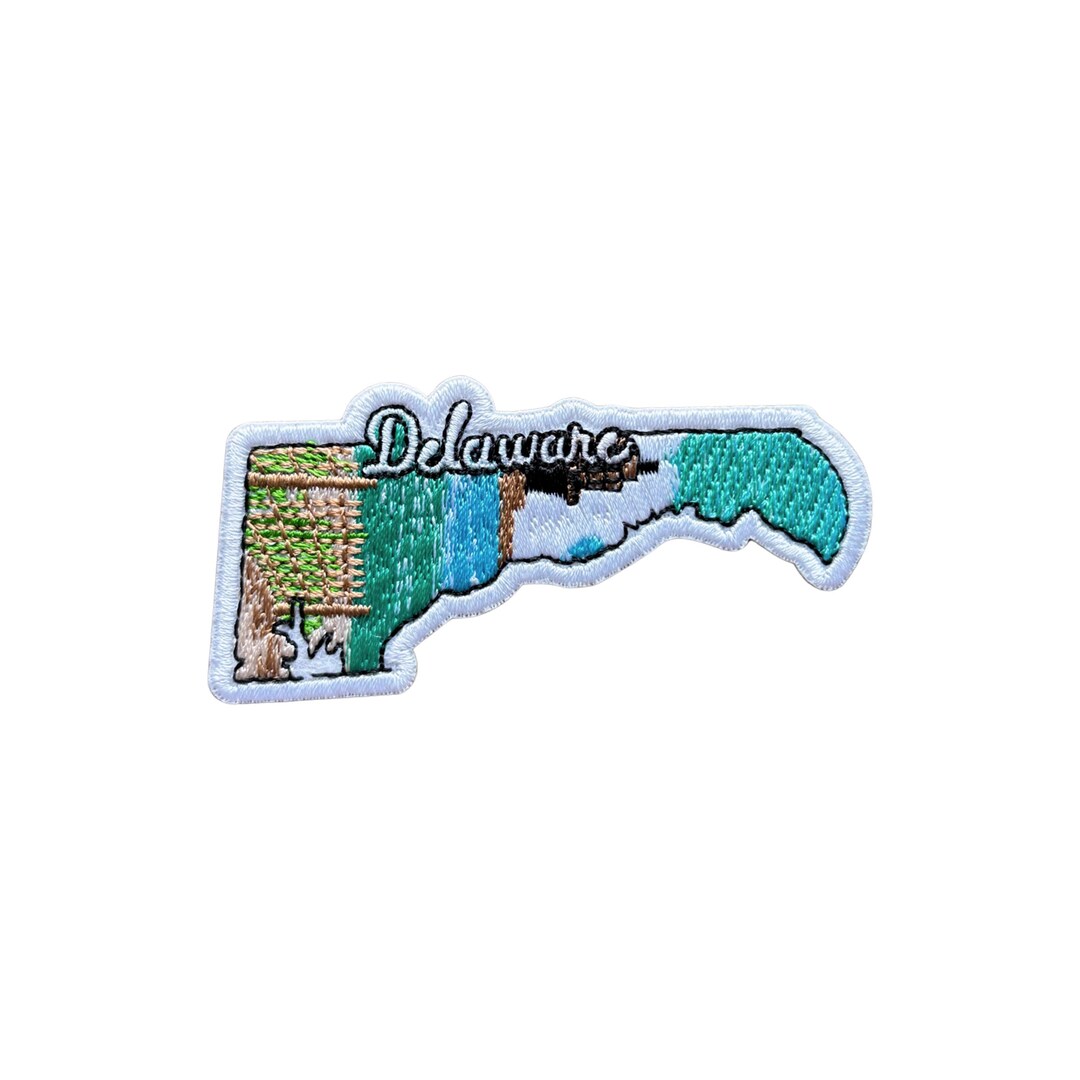 Delaware State Map Nature 3