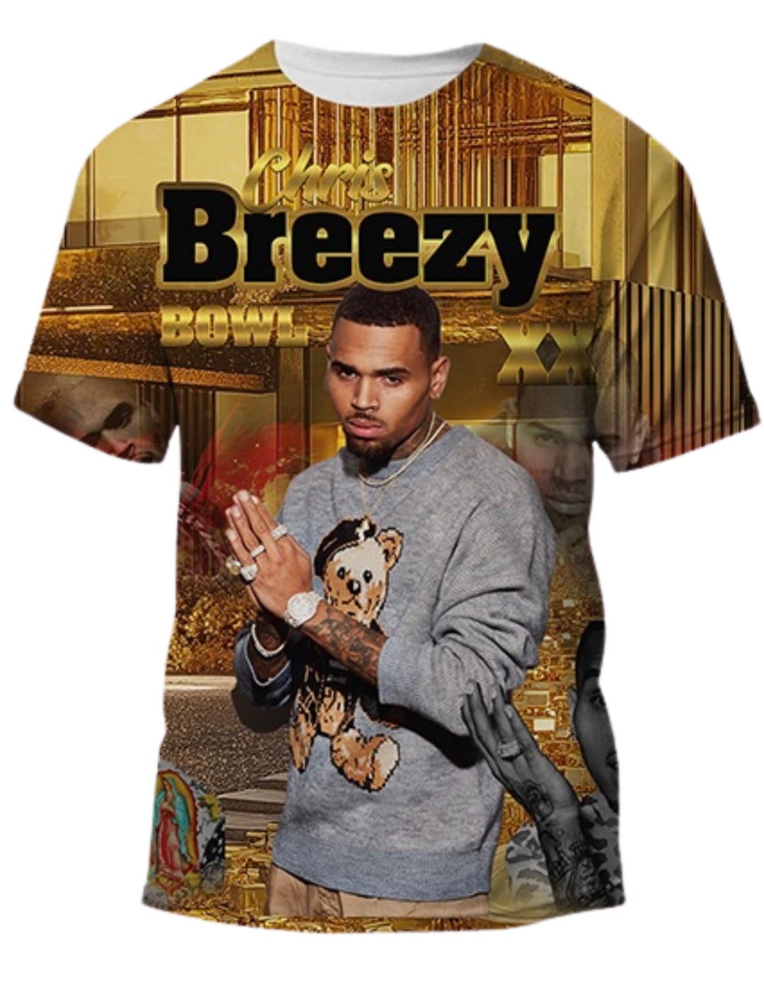 3D All Over Print Custom T-shirt | Full Front - Etsy