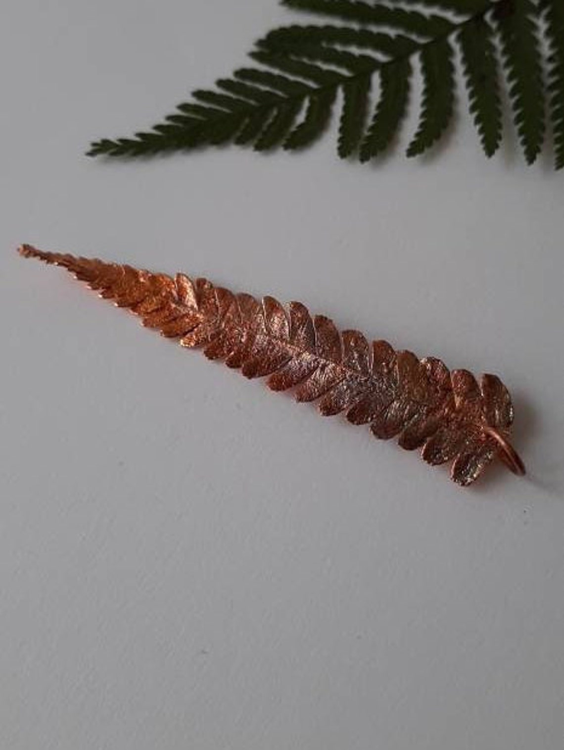 Ciondolo vera foglia di felce foglia di felce in rame - Etsy Italia