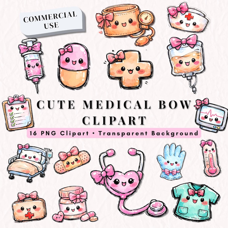 Bandaid Clipart - Etsy