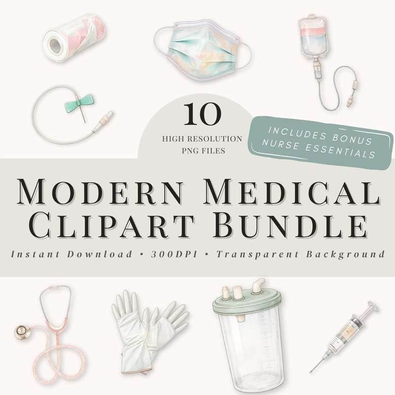 Hospital Clipart - Etsy