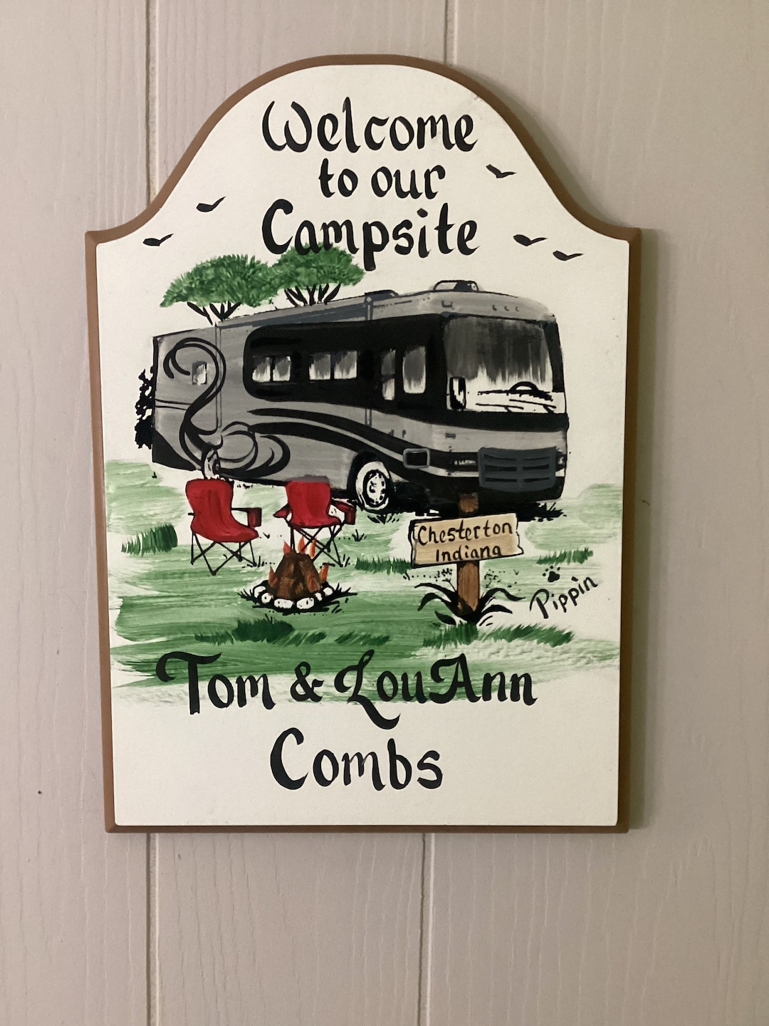 CLASS A-RV Signs-happy Camper Signs - Etsy