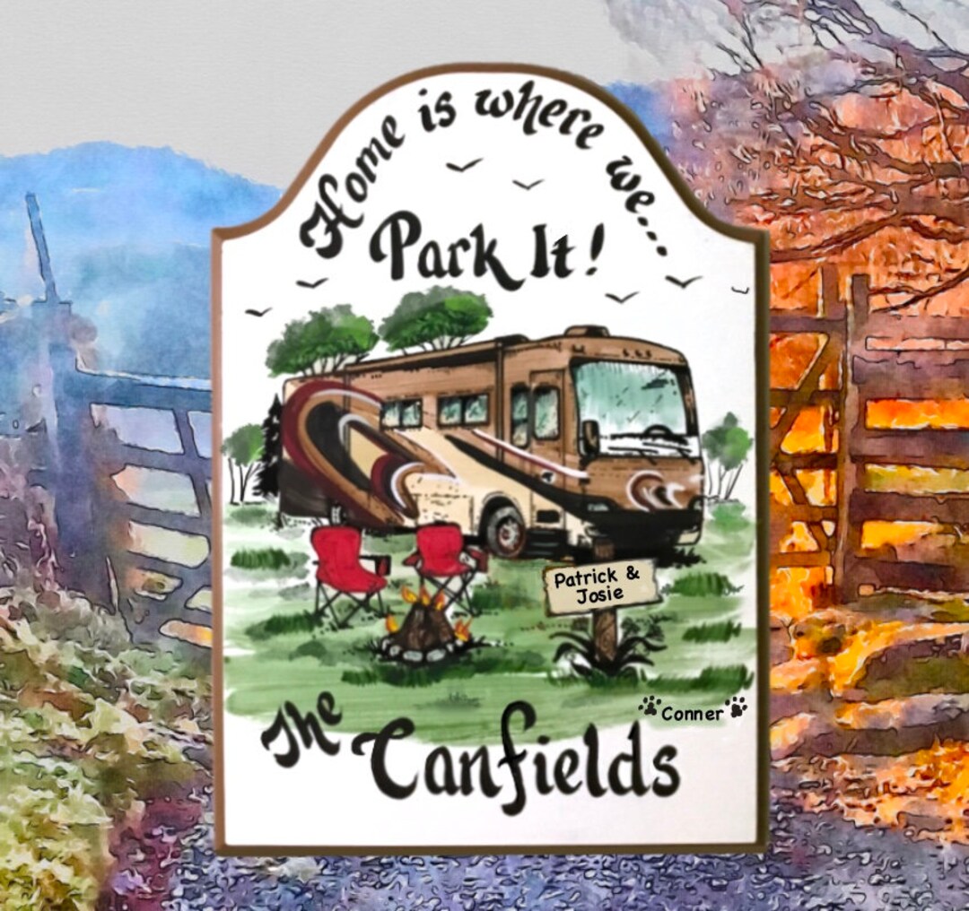 CAMPSITE SIGNS-RV Signs- Motorhome Signs-class A Sign - Etsy